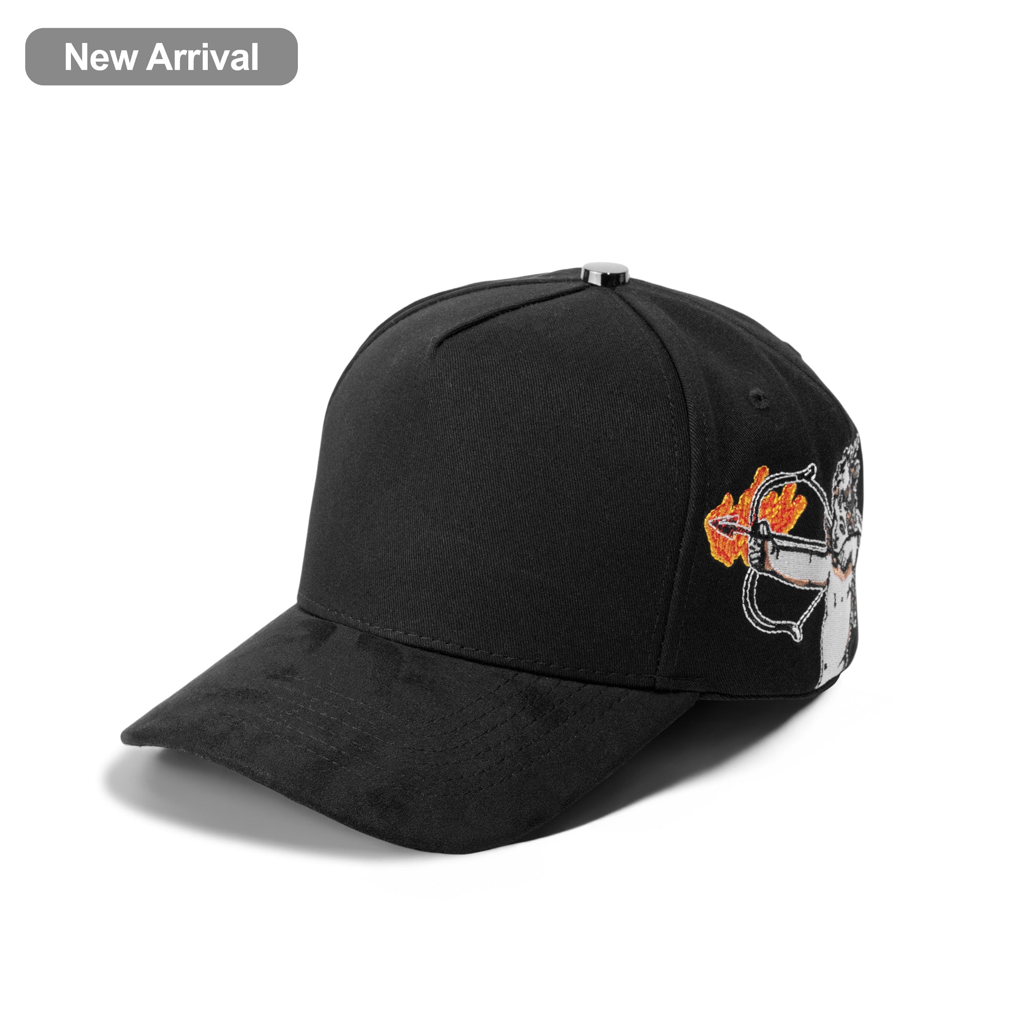 Plain 5Panel Fancy Suede Hat FLAMING WO S.BERRY – BASIC CAP