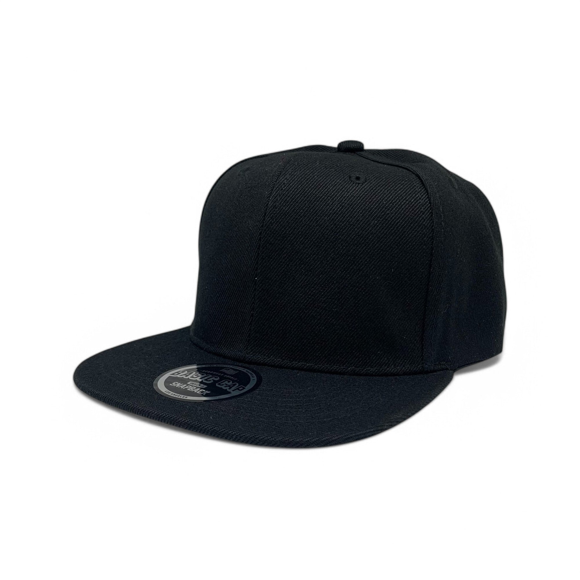 Plain Poly Snapback Hat 8002 – BASIC CAP
